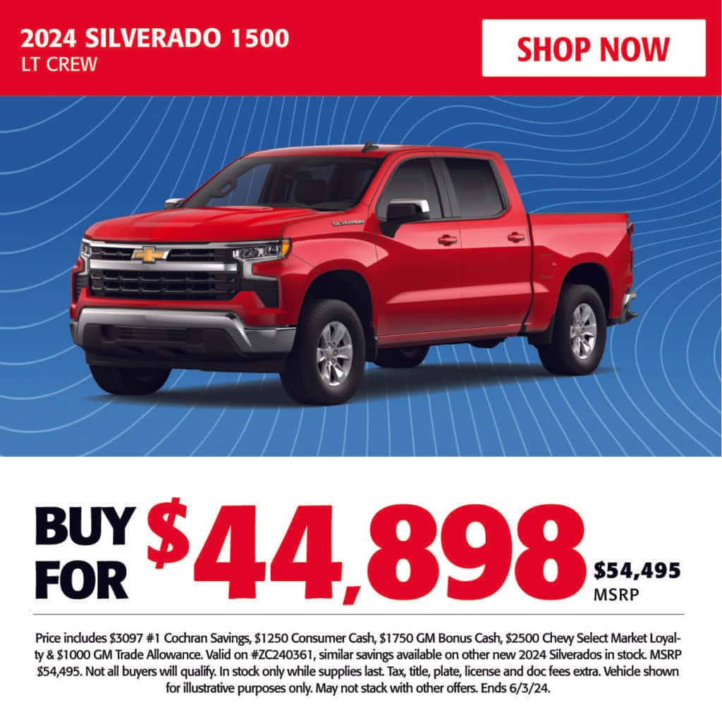 Current New Chevrolet Specials Offers | #1 Cochran Chevrolet