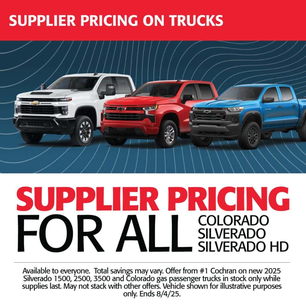 Current New Chevrolet Specials Offers | #1 Cochran Chevrolet