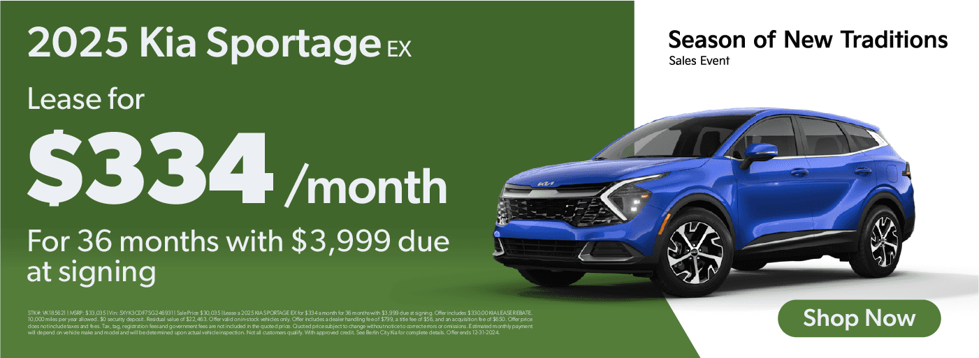 Welcome to Berlin City Kia of Vermont | Your Kia Dealer