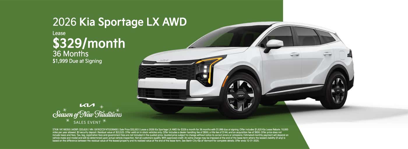 Welcome to Berlin City Kia of Vermont | Your Kia Dealer