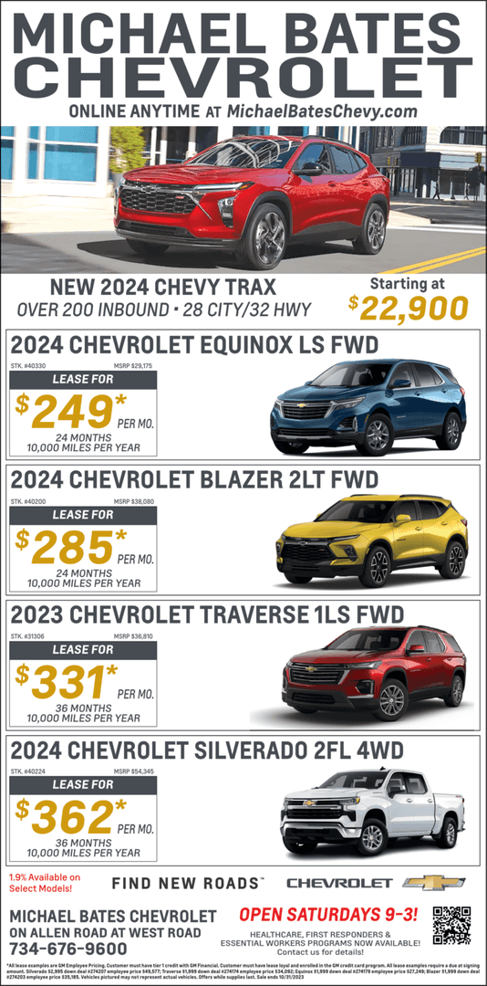 Current New Chevrolet Specials Offers | Michael Bates Chevrolet, Inc.