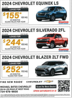 Current New Chevrolet Specials Offers | Michael Bates Chevrolet, Inc.