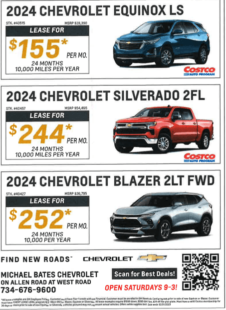 Current New Chevrolet Specials Offers | Michael Bates Chevrolet, Inc.