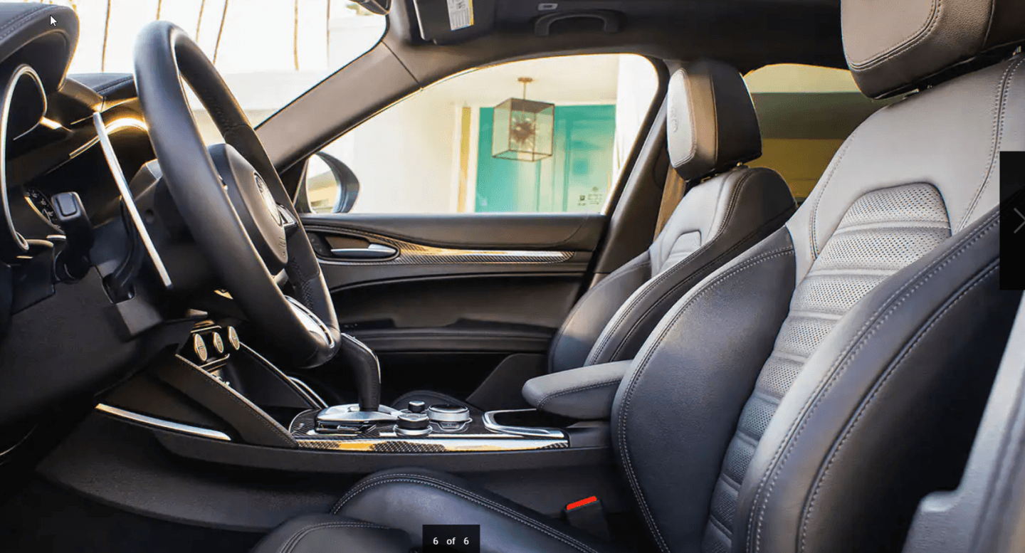2023 Alfa Romeo Stelvio Quadrifoglio Interior Comfort Feature Information