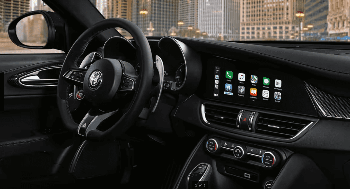 2024 Alfa Romeo Giulia Quadrifoglio Sedan Interior Comfort Features